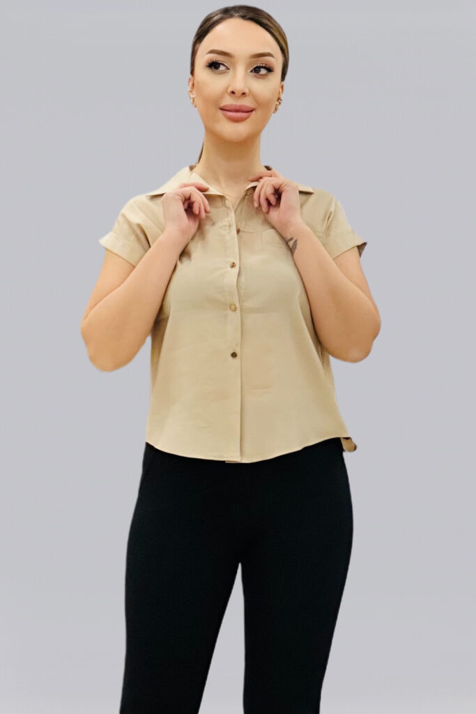 ON TRİKO Gömlek 54405 Kum – Erol İpek